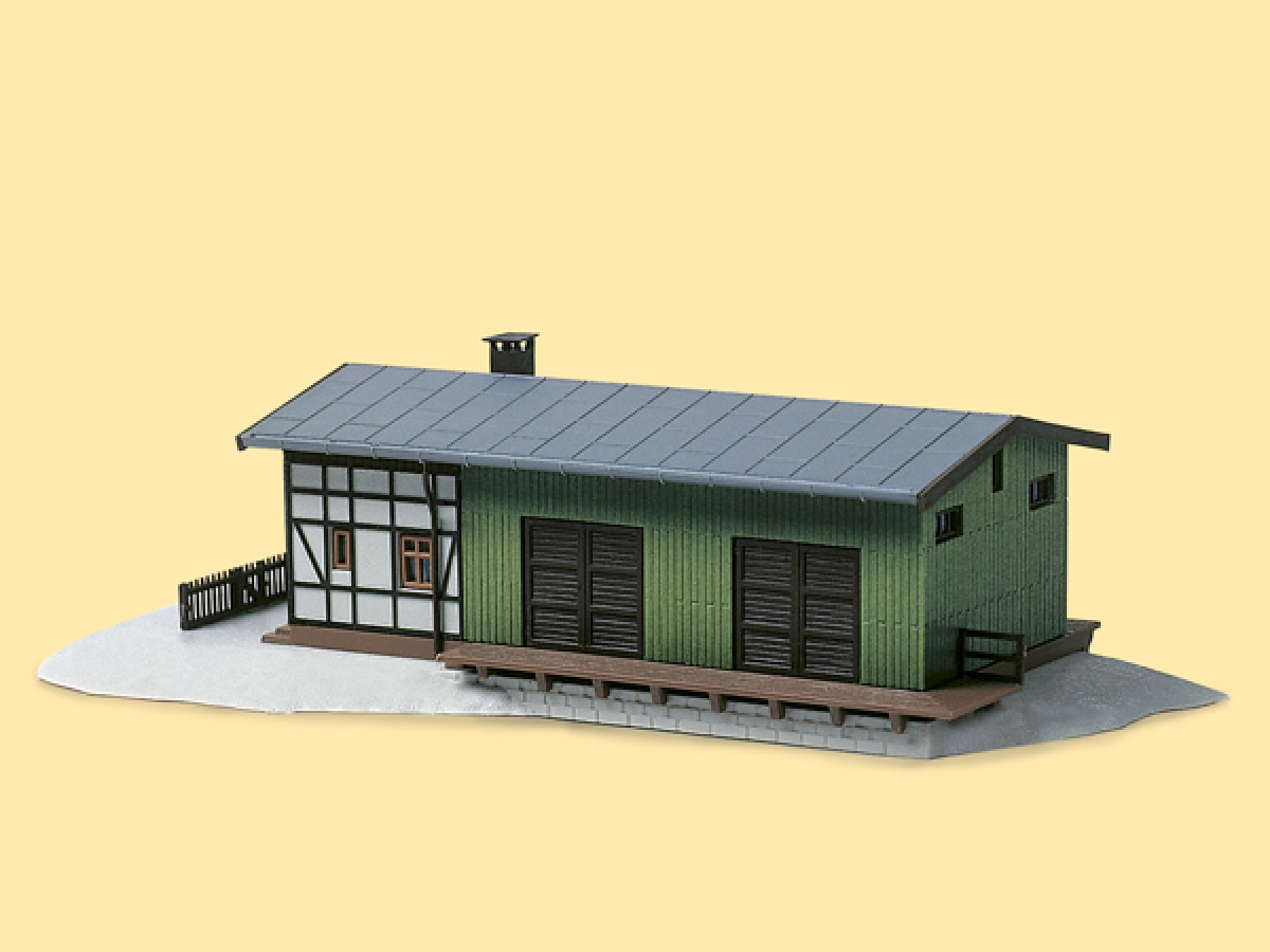 Freight shed - Kit - E-trains