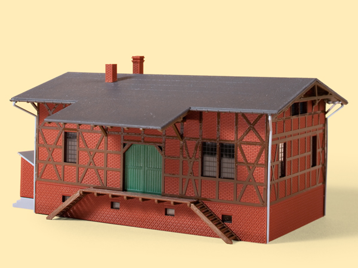 Freight shed - Kit - E-trains