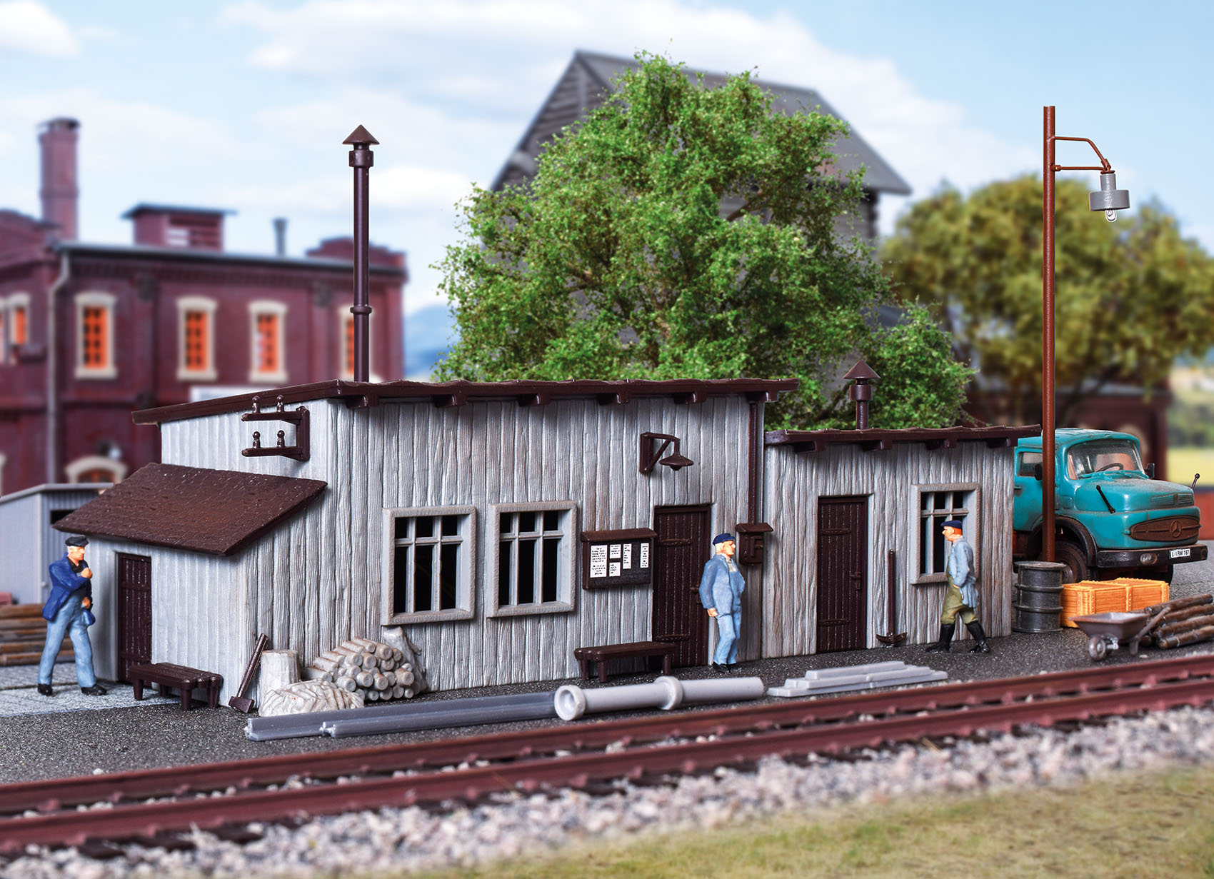 H0 Shed - Kit - E-trains