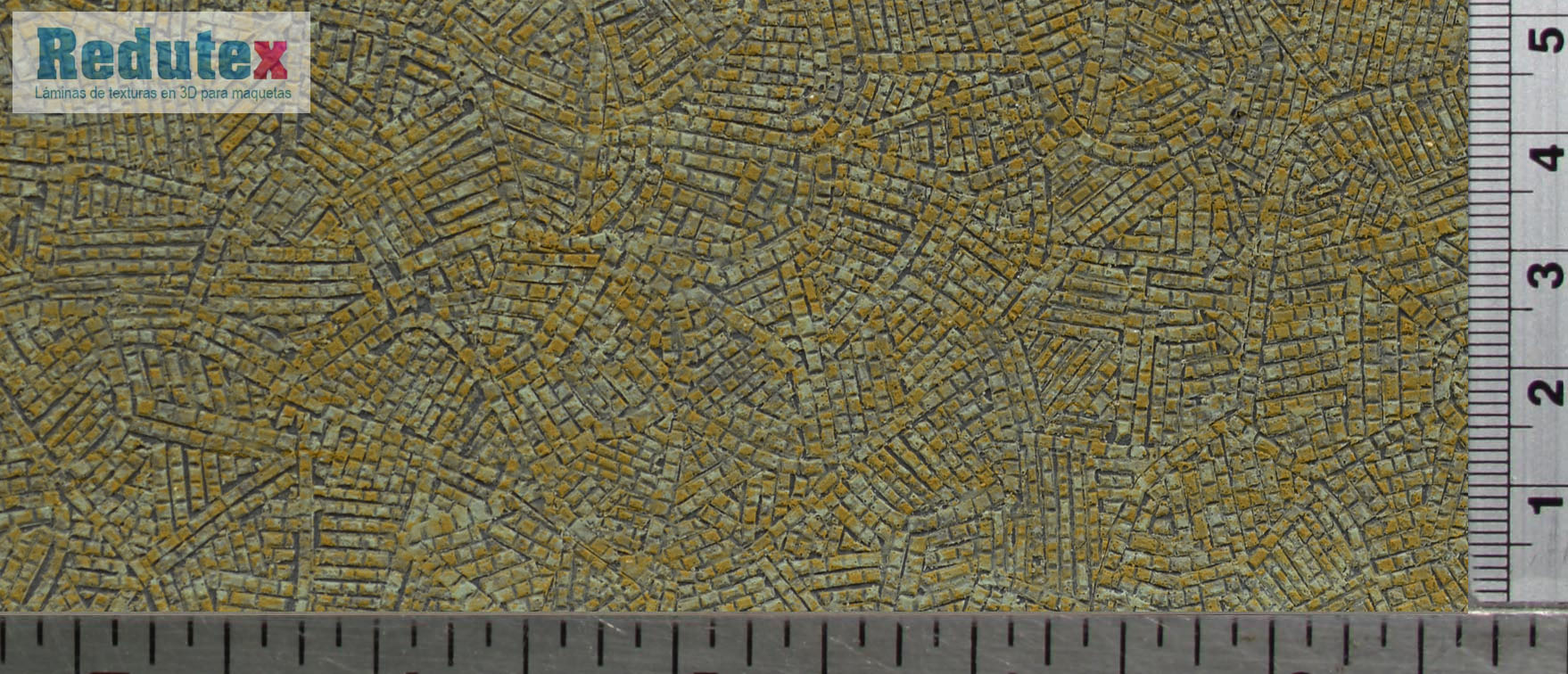 N Scale - 3D sheet - Cobblestone Mosaic - E-trains