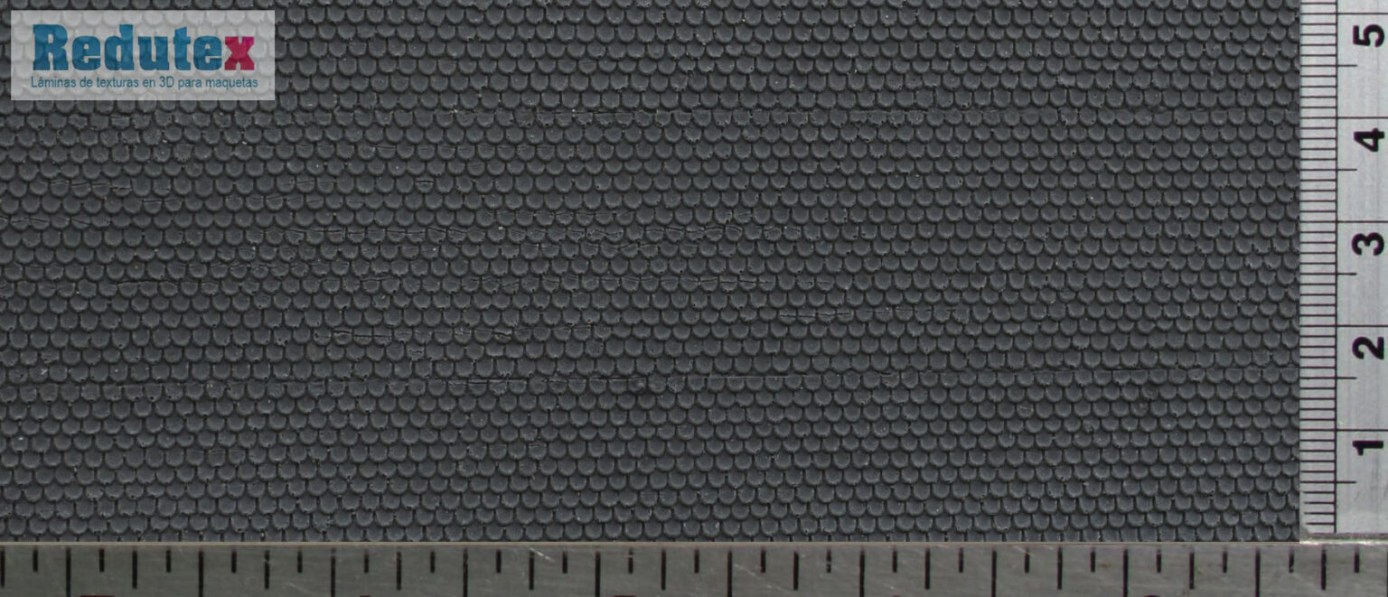 N Scale - 3D sheet - Rounded Slate - E-trains