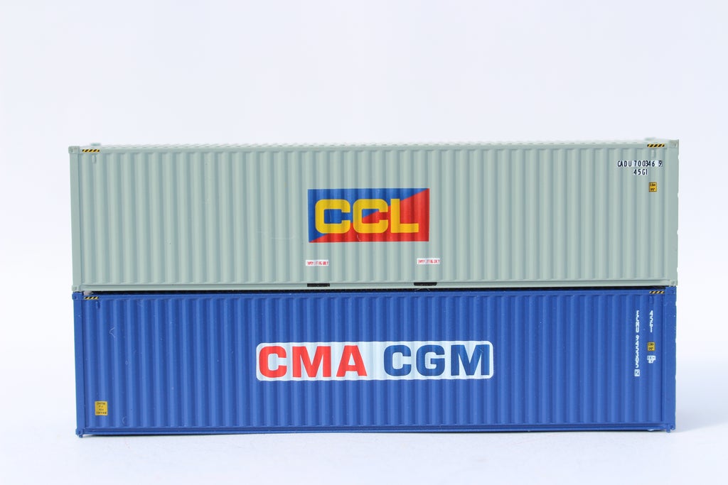 MIX PACK 40' HIGH CUBE - CCL & CMA CGM - E-trains