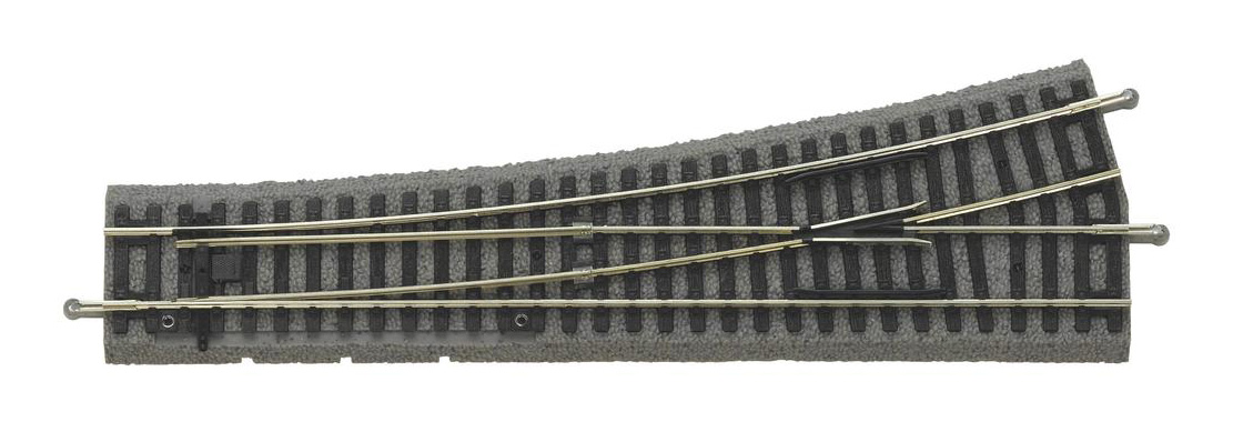 PIKO A-Track w.Roadbed LH Turnout WL - E-trains