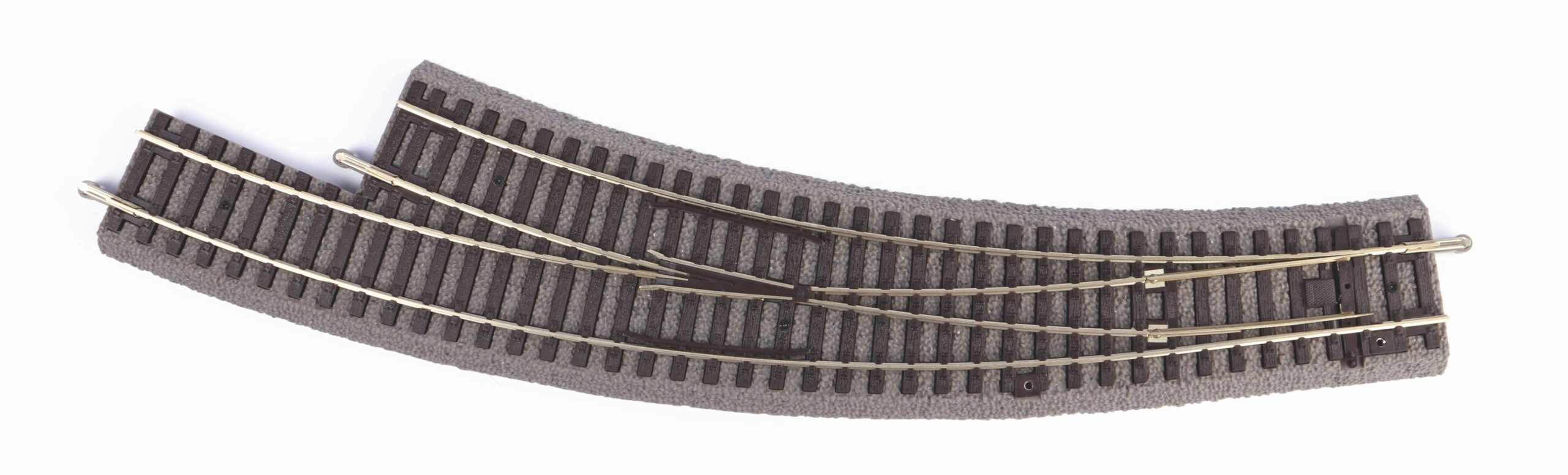 PIKO A-track w roadbed, Right Curved Switch BWL R3 - E-trains