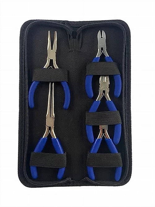 5 PIECE MINI PLIER SET W/BAG - E-trains
