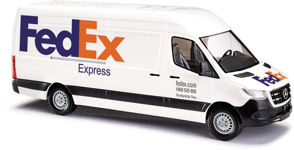 Mercedes-Benz Sprinter "FedEx" - E-trains