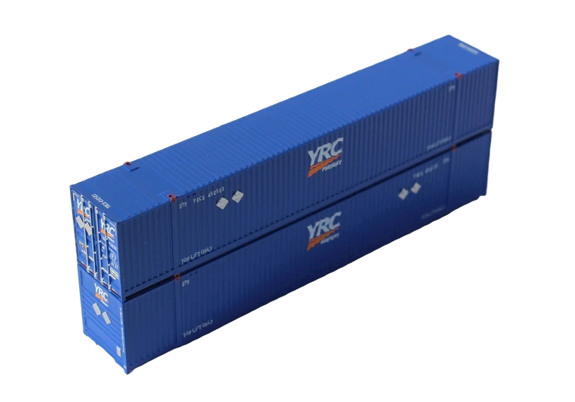 2 Pack of 53' HC YRC 8-55-8 Set #1 - E-trains