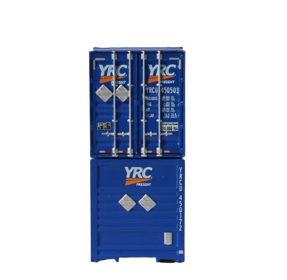 2 Pack of 53' HC YRC 8-55-8 Set #1 - E-trains