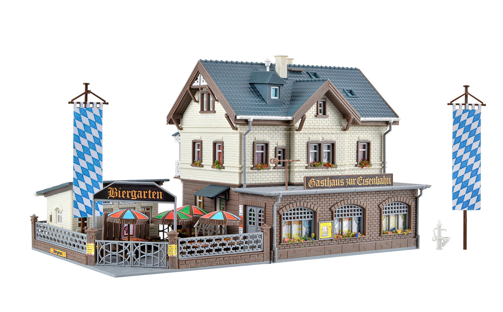 H0 Station restaurant - Kit - E-trains