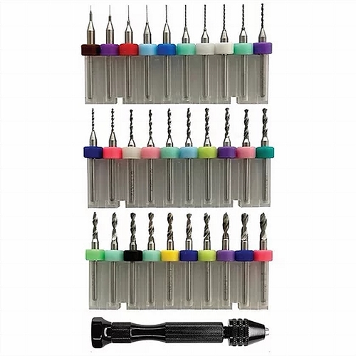 TUNGSTEN MICRO DRILL BIT SET - E-trains