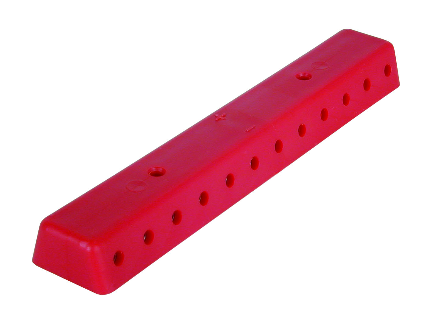 Rail red with screws, 2 pieces - E-trains