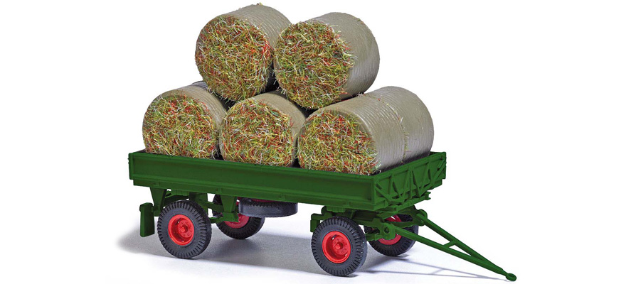 Trailer with Hay Bales - E-trains