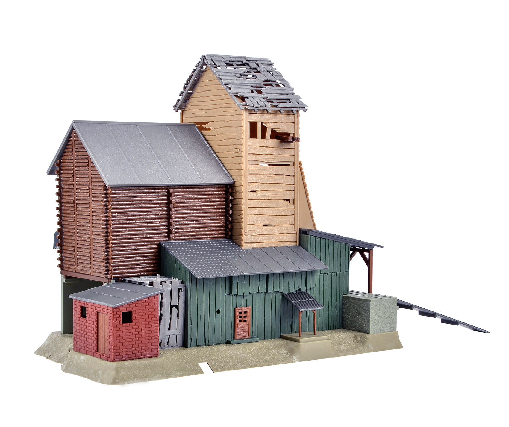 H0 Gravel loader with driven locking flaps - kit - E-trains