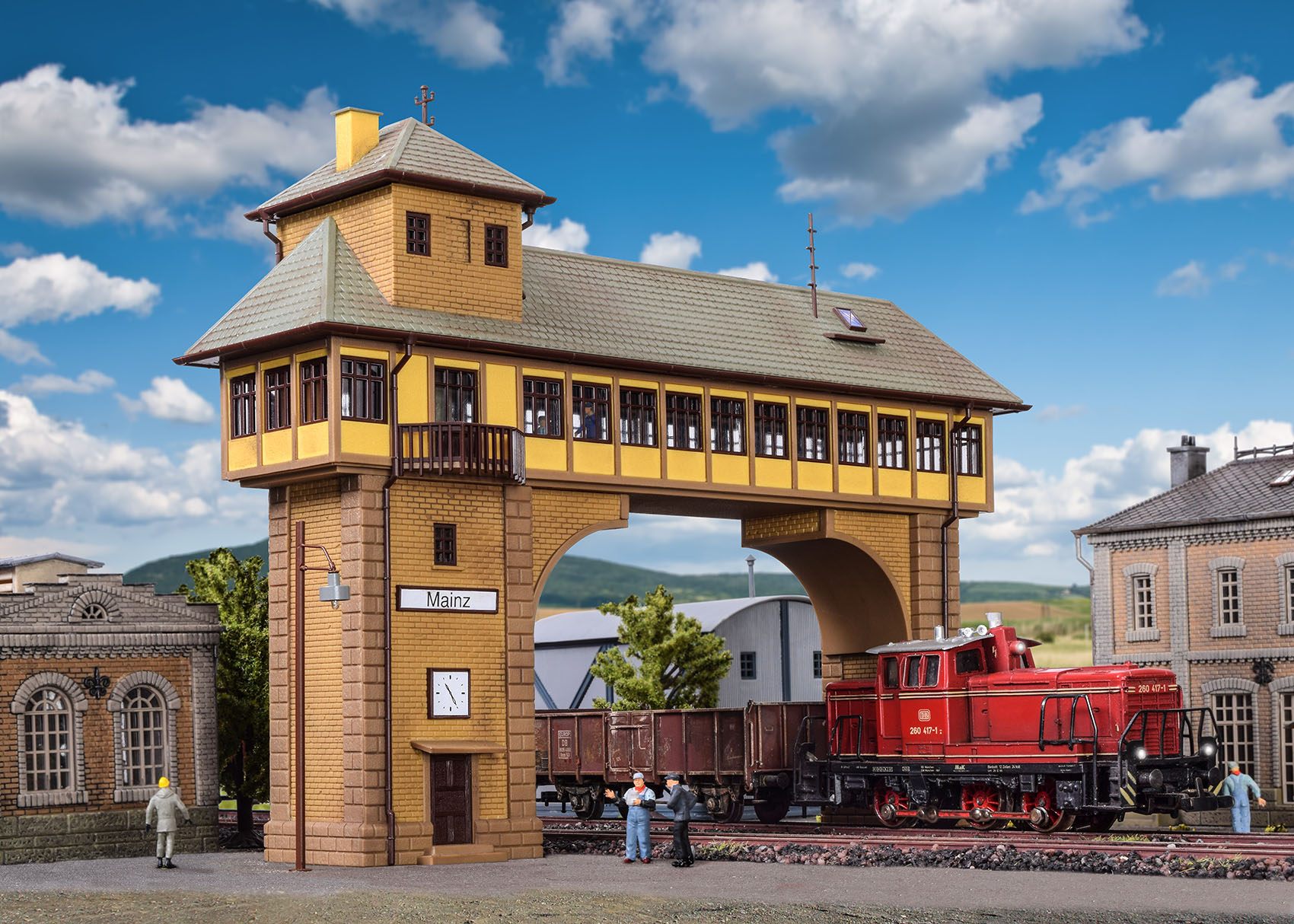 H0 Gantry-style signal tower - Kit - E-trains