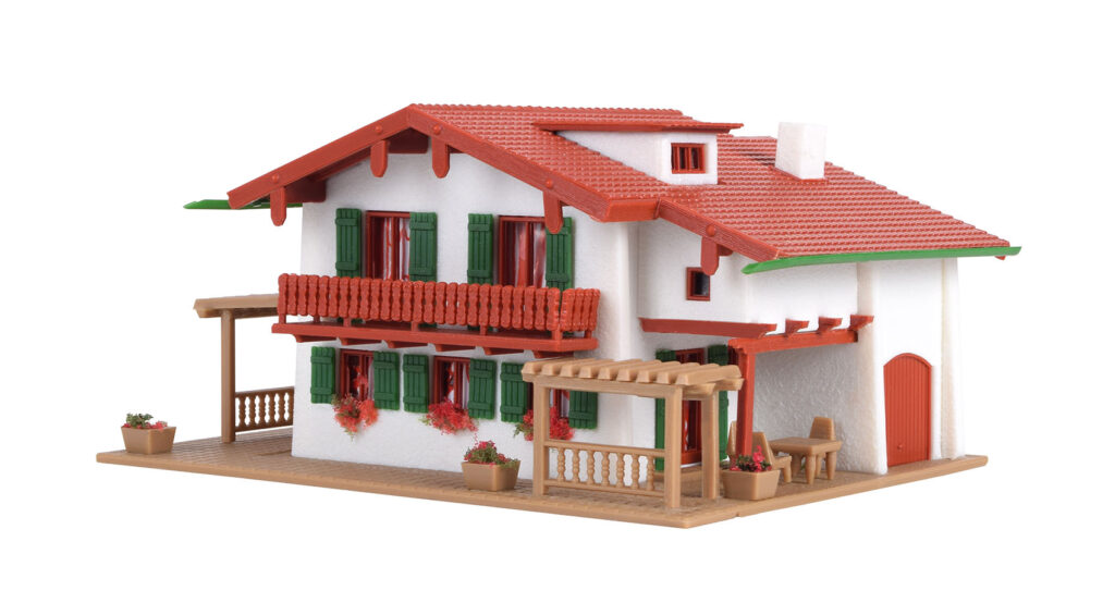 N Chalet Edelweiß with carport - Kit - E-trains