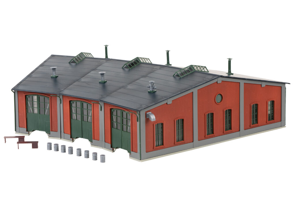 HO Locomotive Shed Kit - E-trains