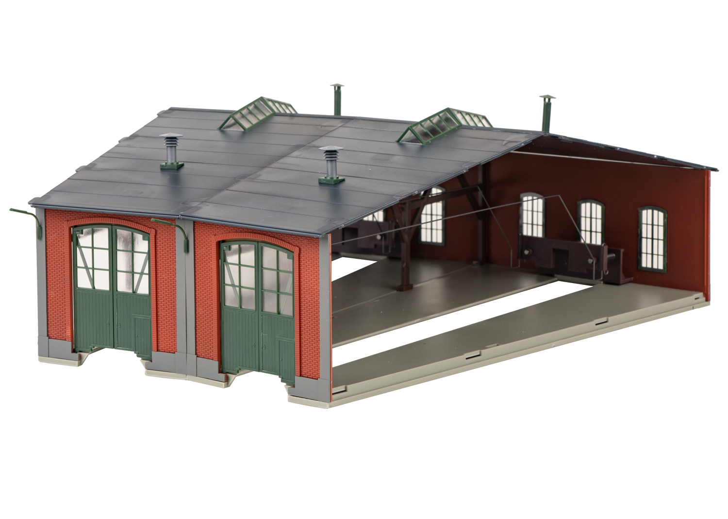 HO Locomotive Shed Expansion Kit - E-trains