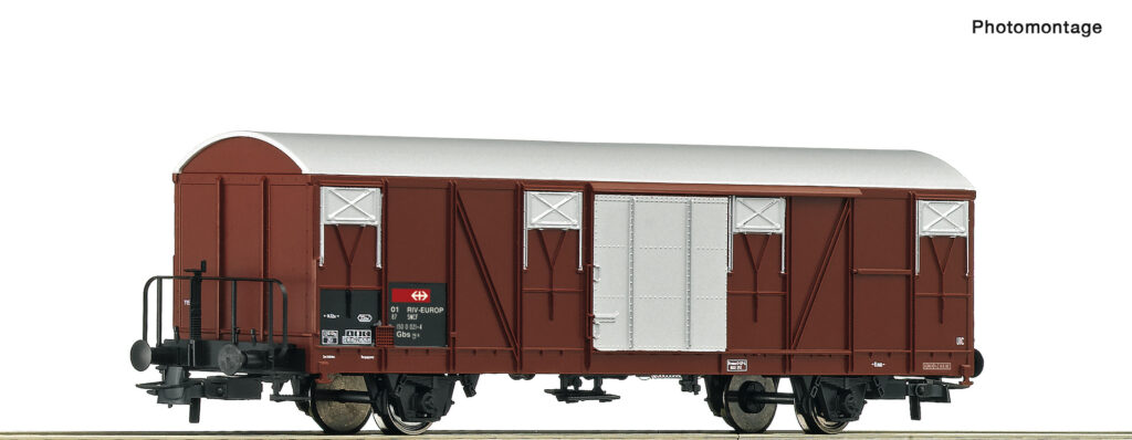 Covered goods wagon, SNCF - E-trains