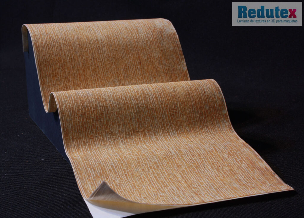 3D sheet, Stone Block Limestone Rounded (Polychrome) - E-trains