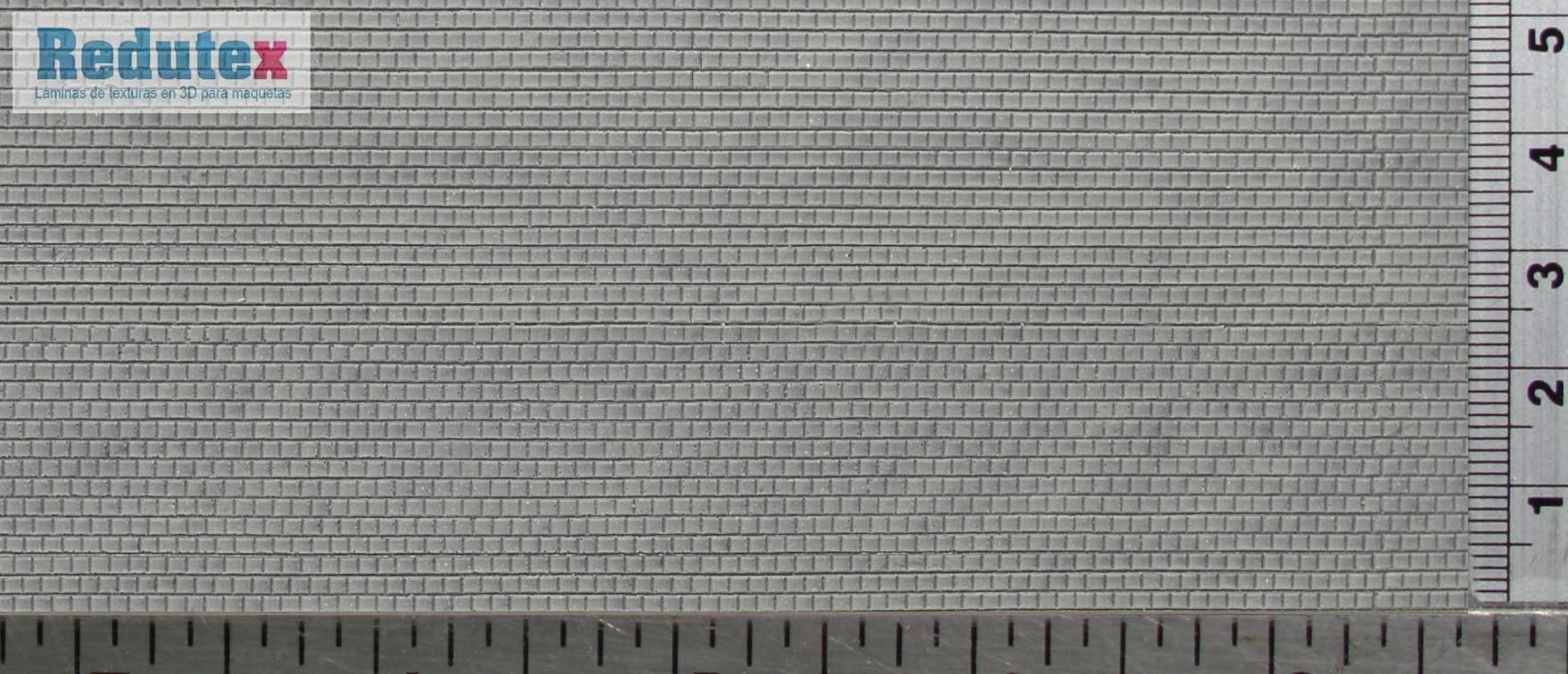 HO Scale - 3D sheet - Sidewalk II - Grey - E-trains