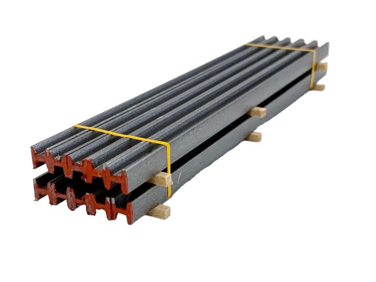 Stack of Steel Beams - E-trains