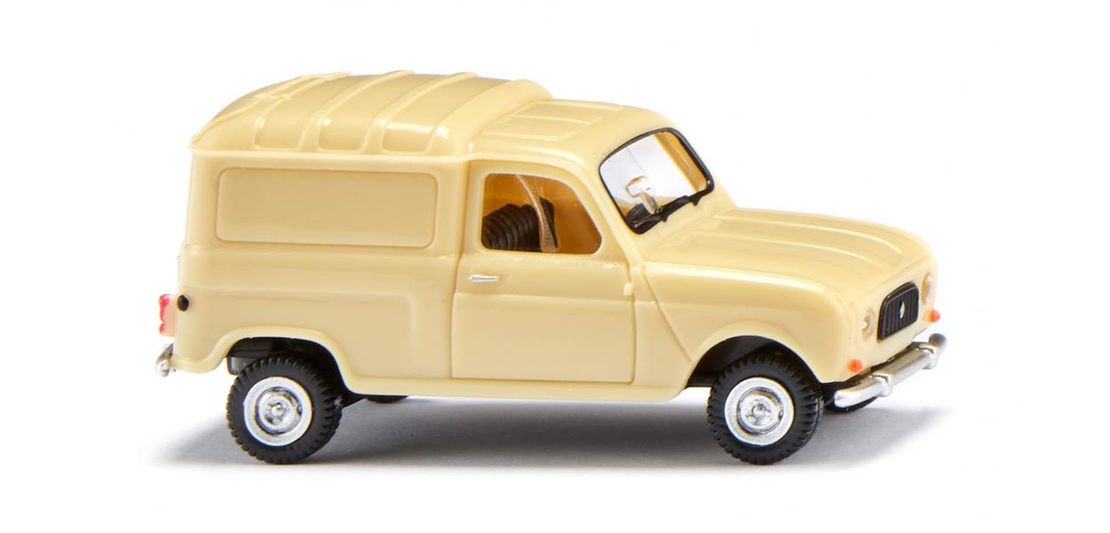 Renault R4 box van - ivory - E-trains