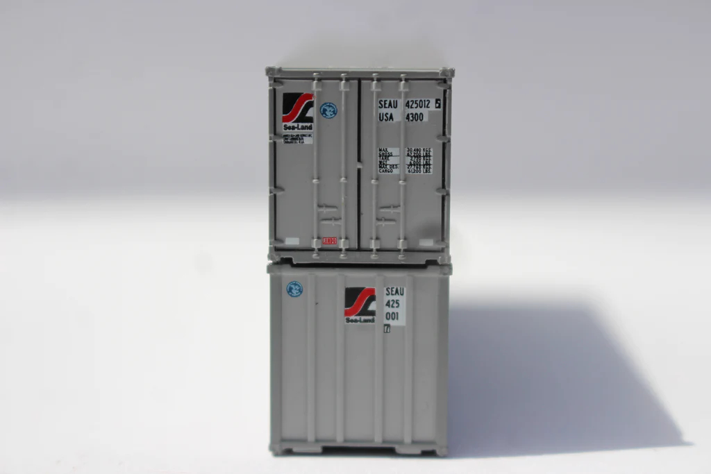 SEALAND 40' Standard height (8'6") Smooth-side containers, Set #2 - E ...