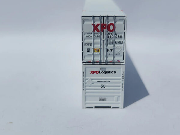 XPO Logistics Set #3, 53' HIGH CUBE 8-55-8 corrugated containers - E-trains