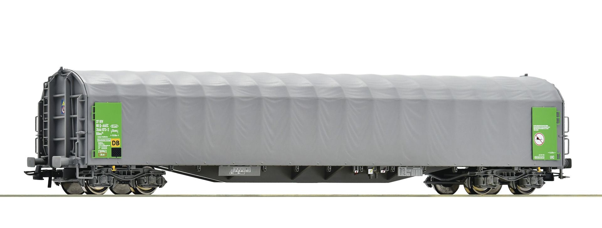 Sliding tarpaulin wagon, AAE - E-trains