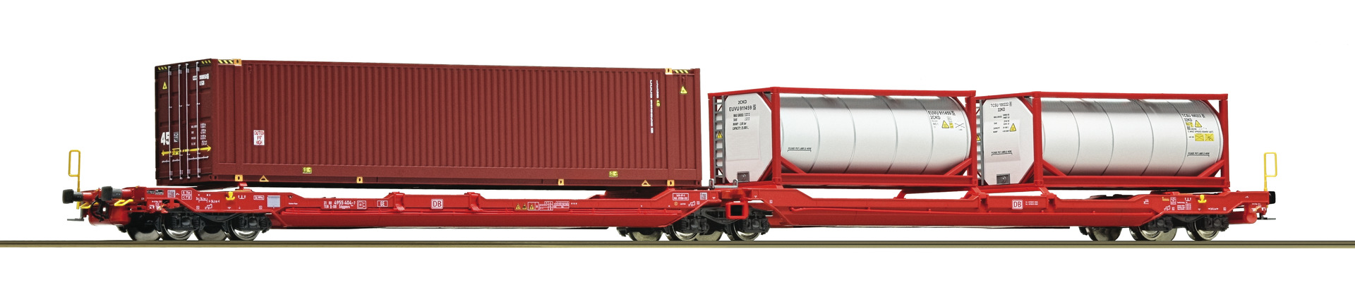 Articulated double pocket wagon T3000e, DB AG - E-trains