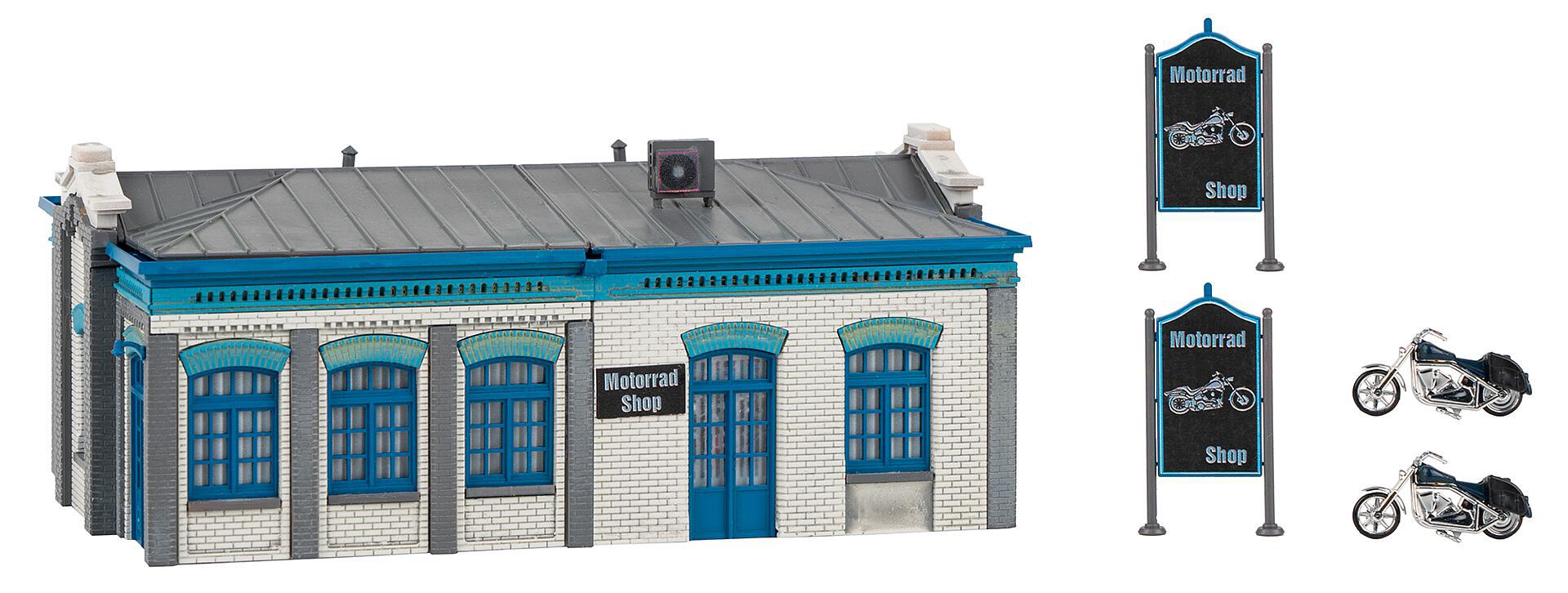 Motorcycle shop - E-trains