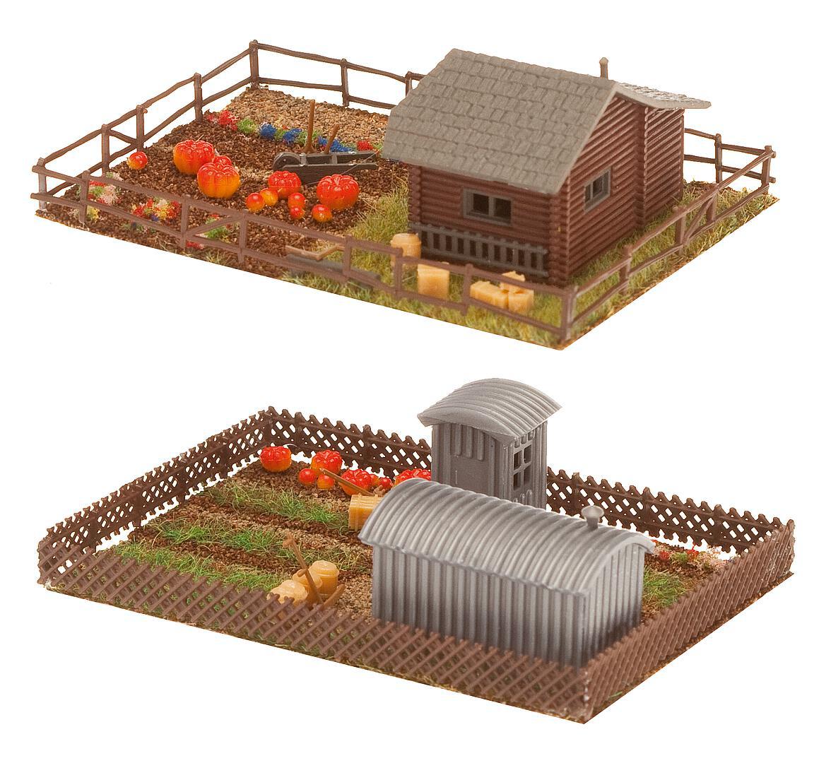 Allotment garden set 3 - E-trains