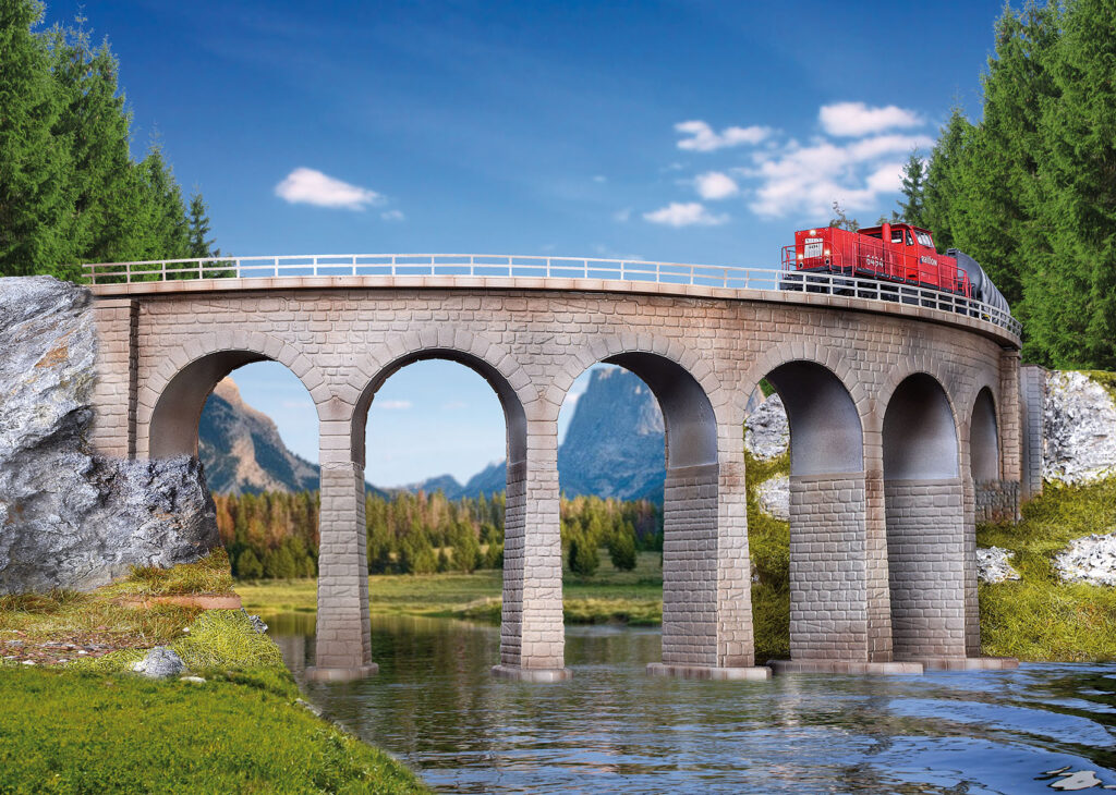 N/Z Semmering viaduct curved, single track- Kit - E-trains