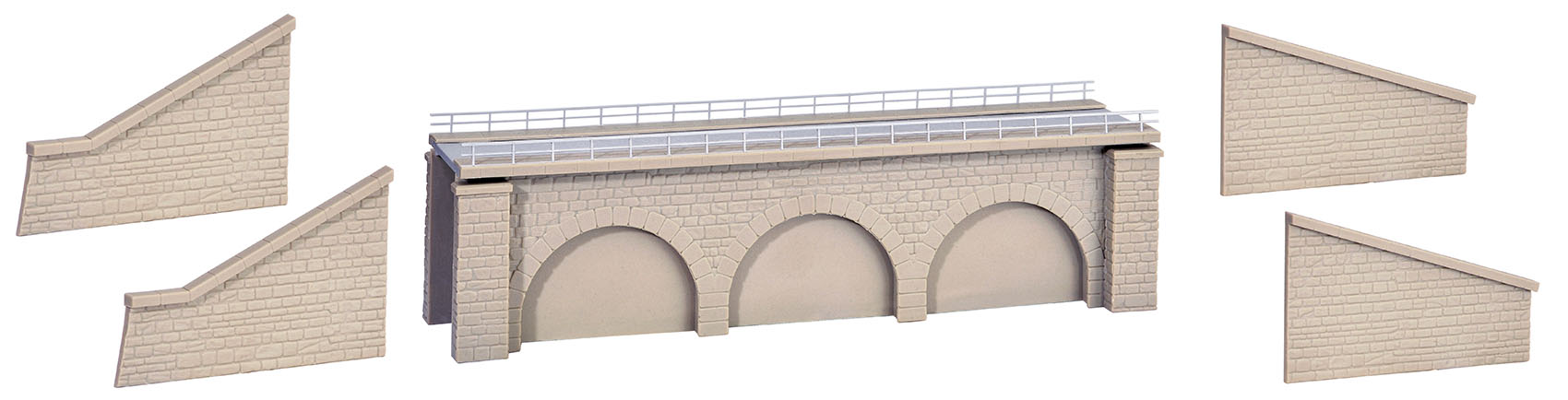 N/Z Bricked railway embankment, single track - Kit - E-trains