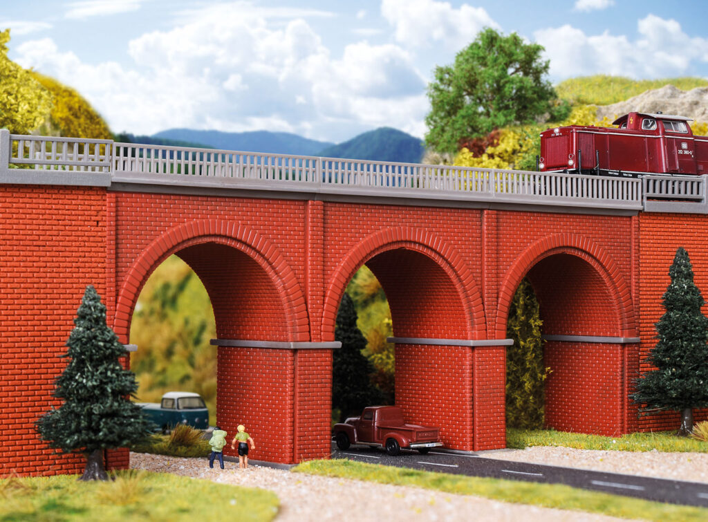 N Viaduct brick-built - Kit - E-trains