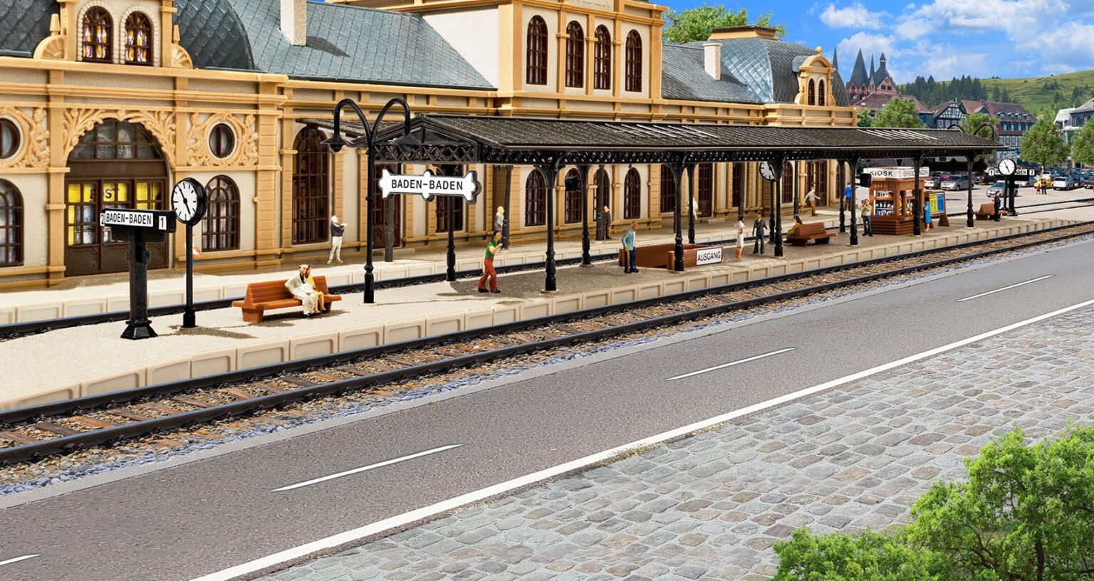 Platform Baden-Baden, seven-part - Kit - E-trains