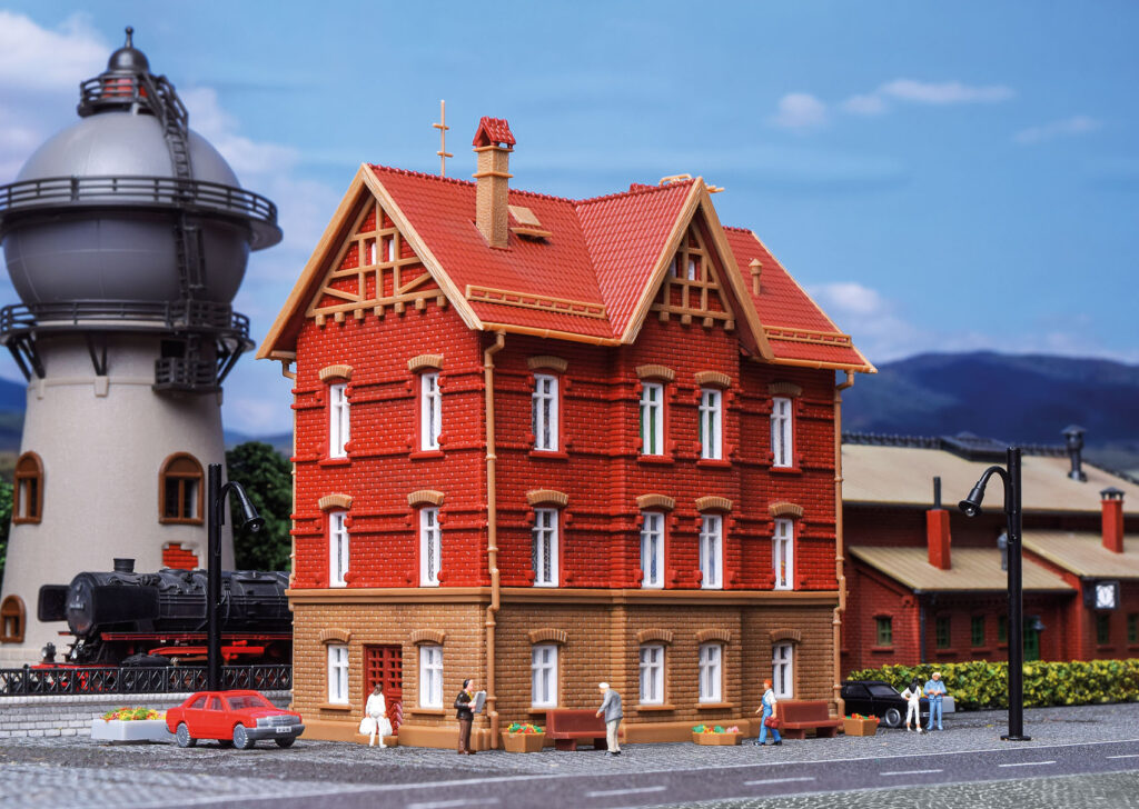 N railway workers' residence - Kit - E-trains