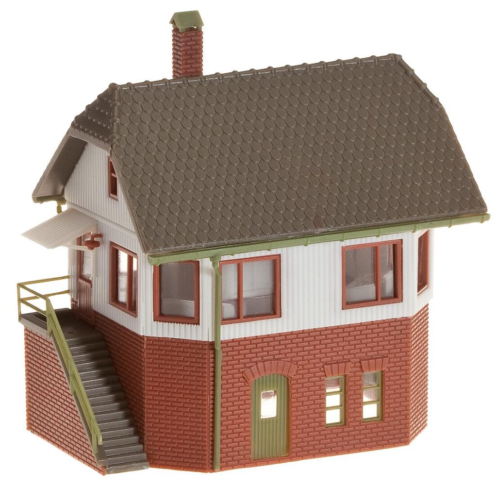 Signal box - E-trains