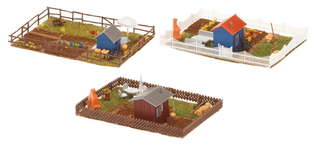 Allotment garden set 2 - E-trains