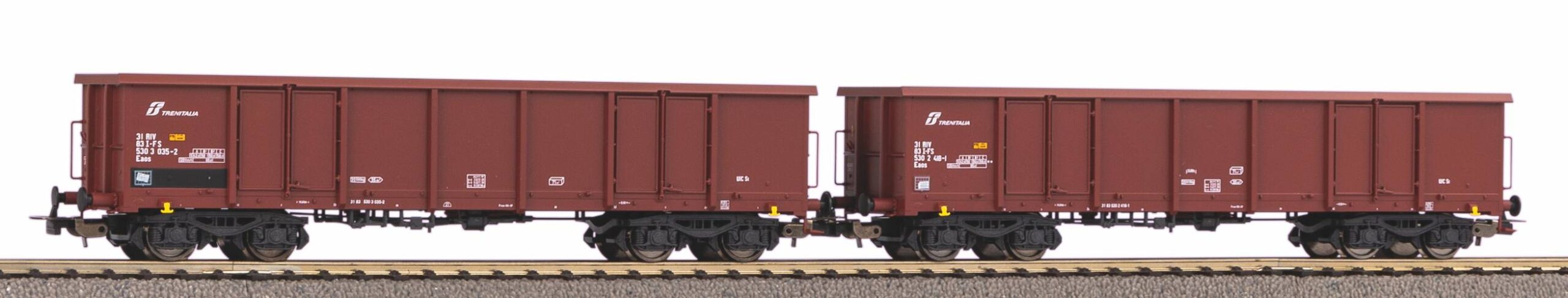 2 pc. Eas Gondola set with sand loads FS - E-trains