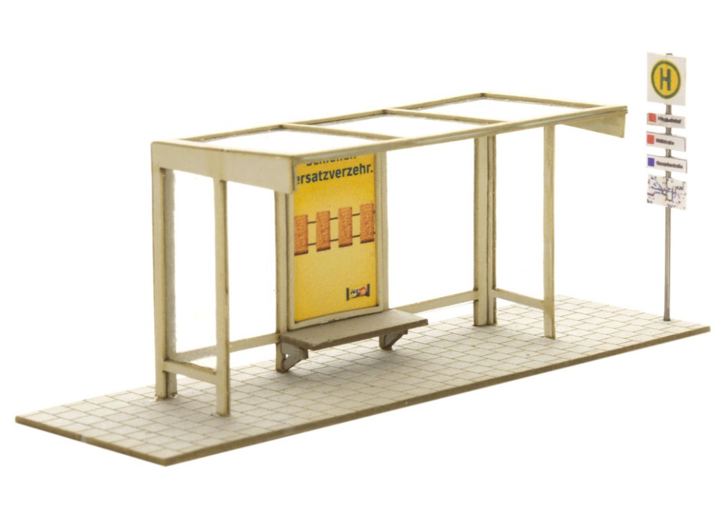 Bus/Tram stop - Kit - E-trains