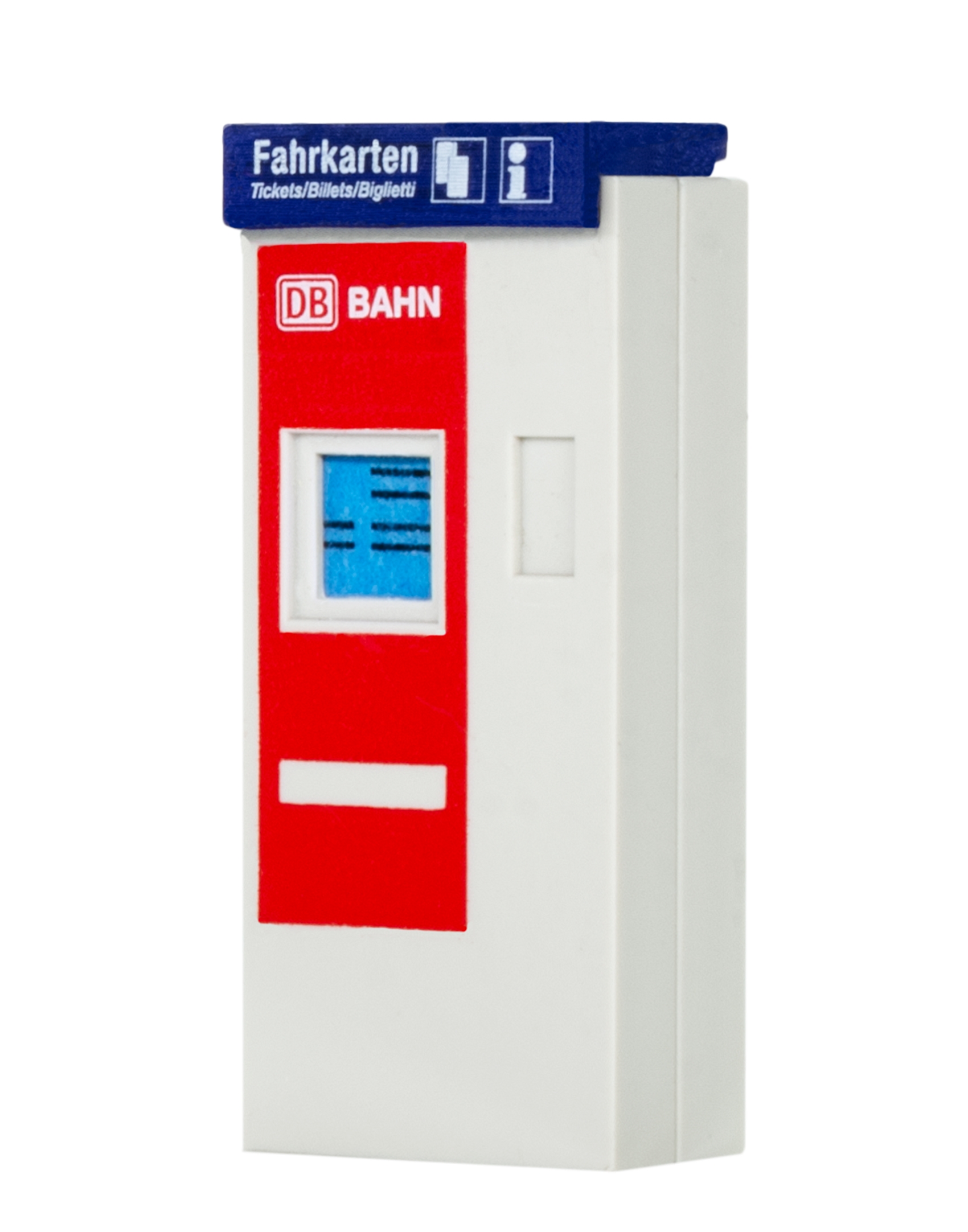 DB Ticket machine with LED lighting - E-trains