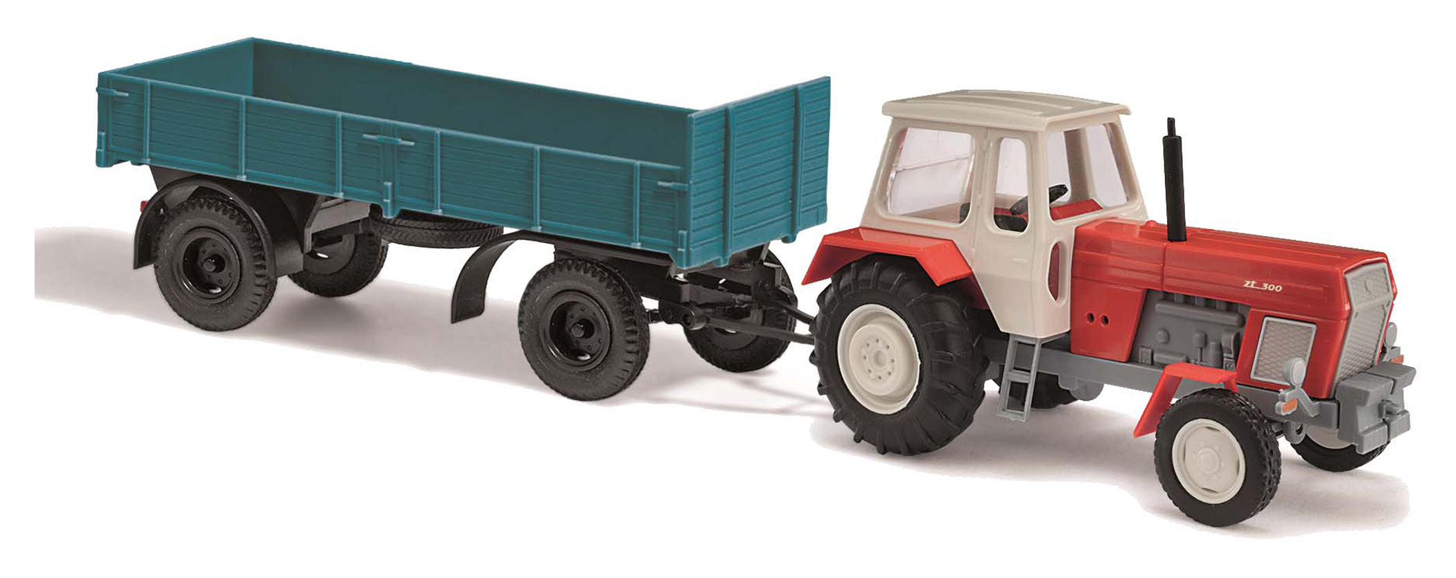 Tractor progress ZT 300 with trailer HL 80 - E-trains