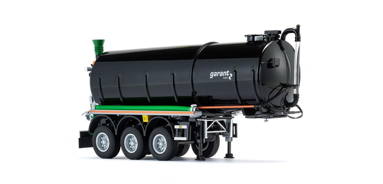 Kotte tank semi-trailer garant TSA 30.000 - Black - 1:32 Scale - E-trains