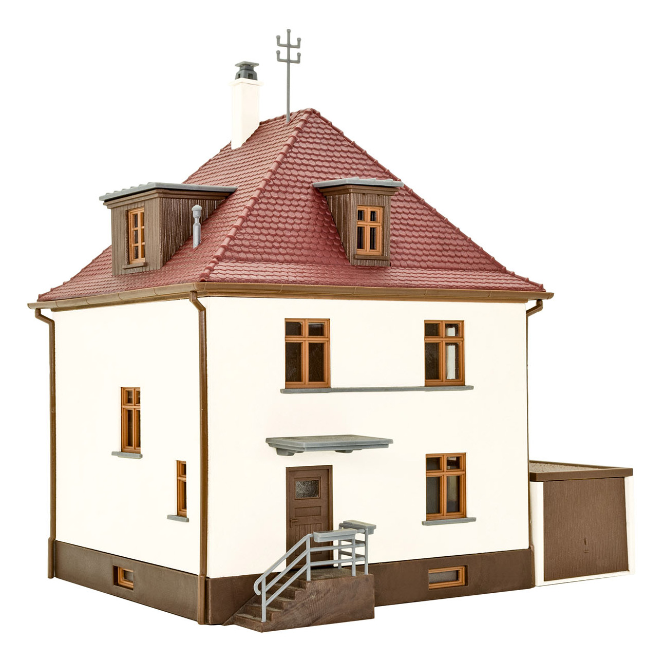 Settlement house with garage - Kit - E-trains