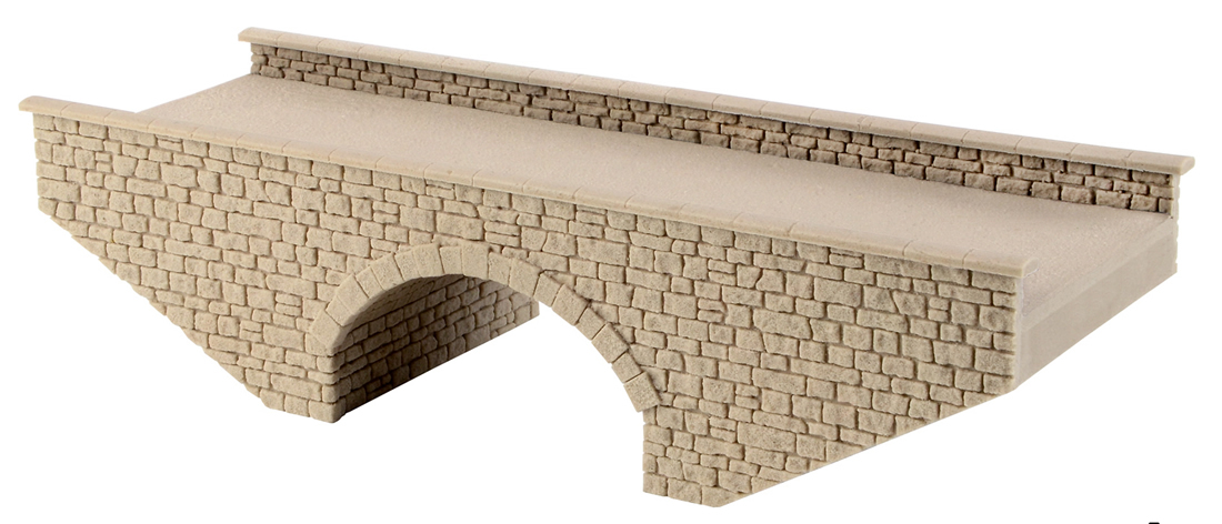 Stone arched stone bridge - Kit - E-trains