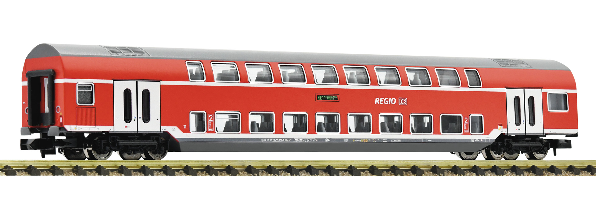 2nd class double-deck coach, DB AG - E-trains