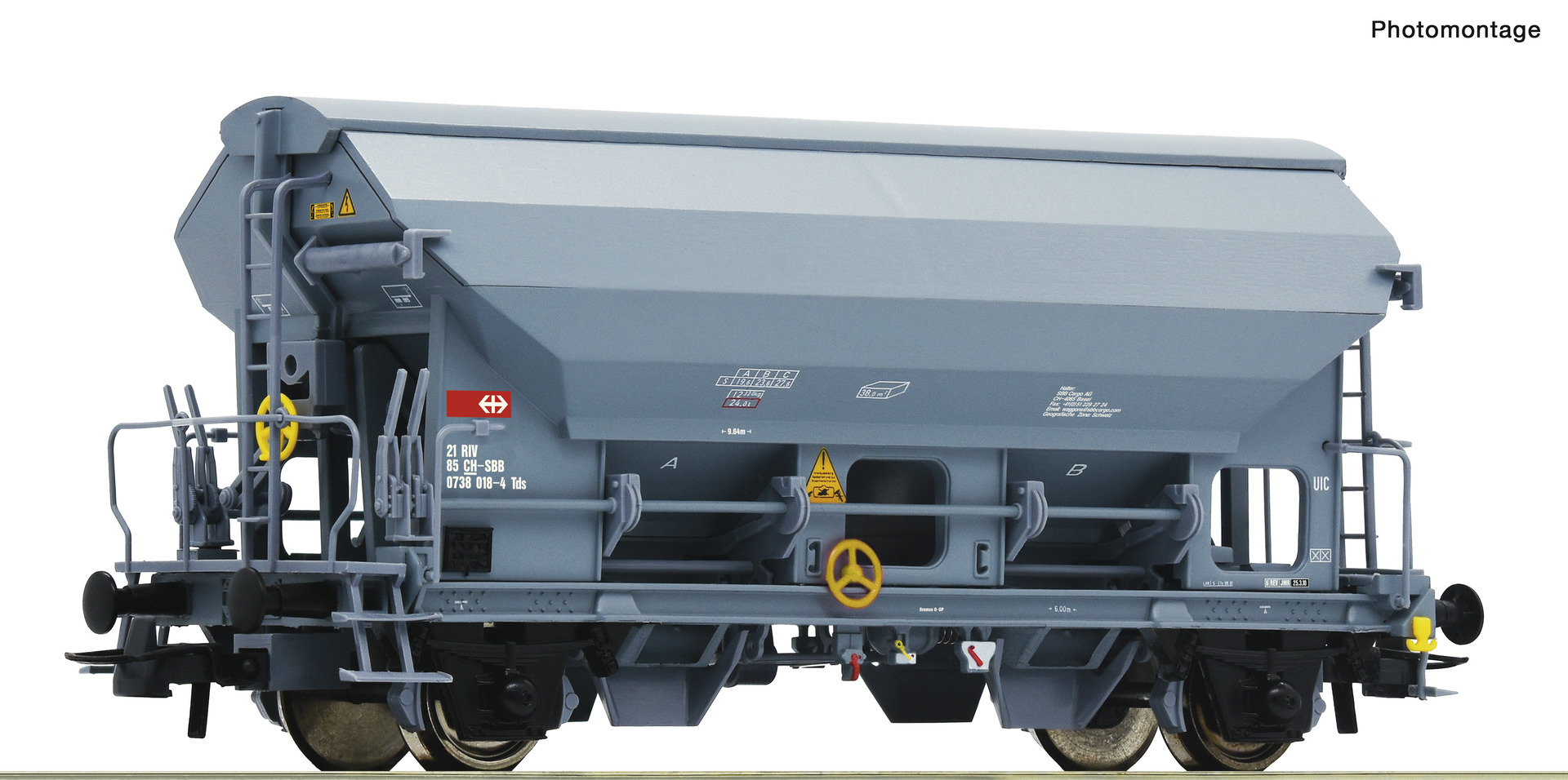 Swivel roof wagon, SBB - E-trains