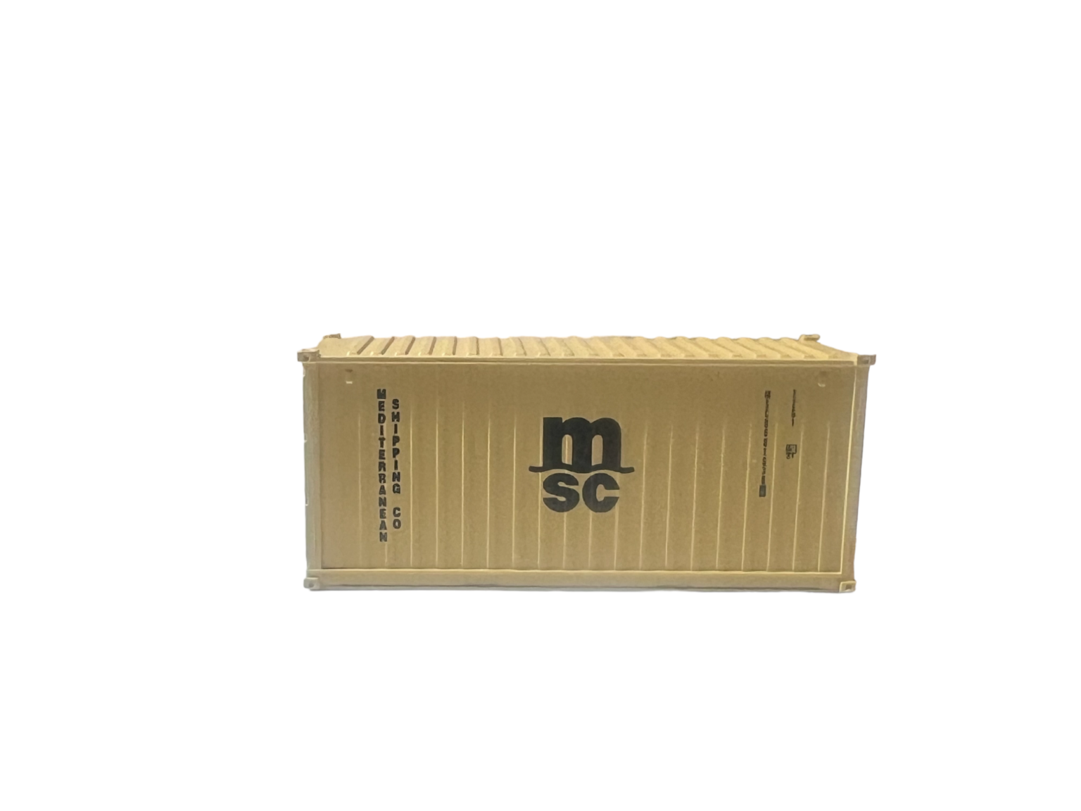 20' Shipping Container - MSC - E-trains