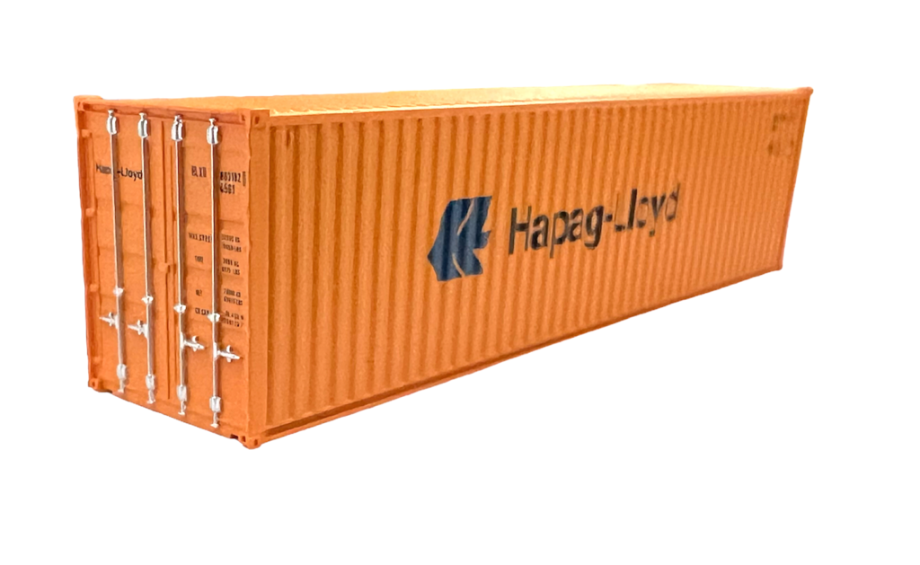 40' Shipping Container - Hapag-Lloyd - E-trains